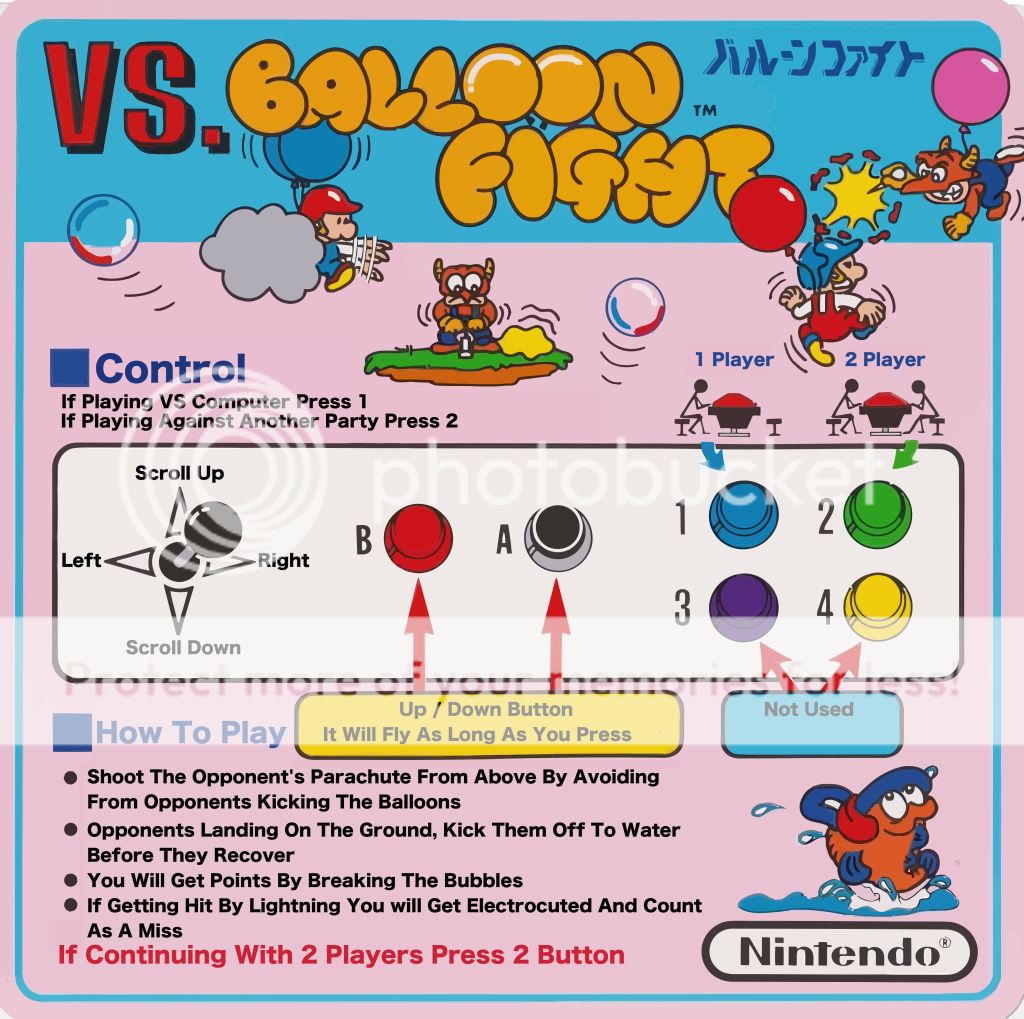 Original Nintendo Vs. Balloon Fight Roms. | Museum of the Game ...